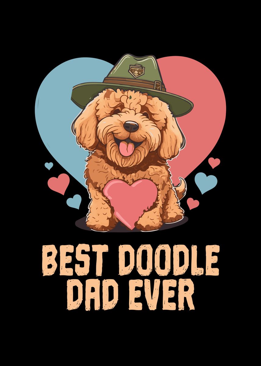 'Golden Doodle Dog Lover' Poster by MaximusDesigns | Displate