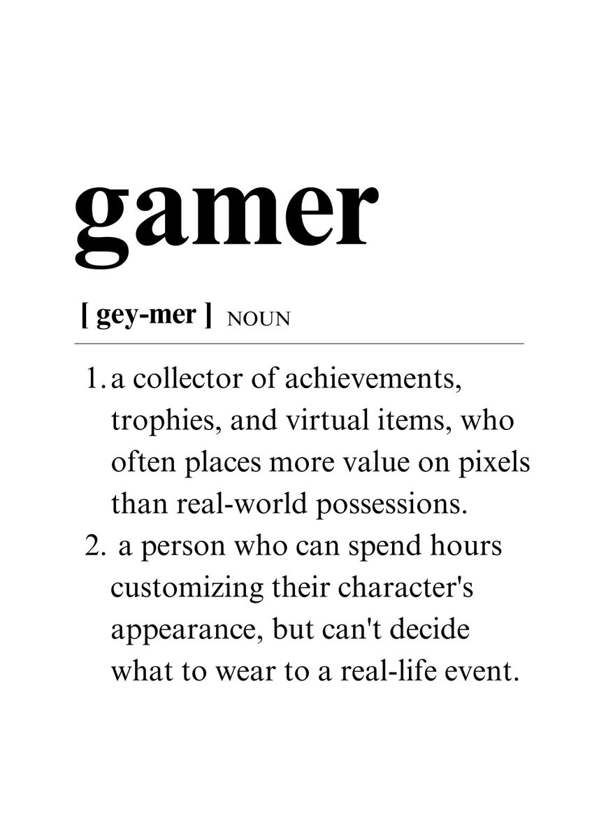 'Typical Gamer ' Poster by mcmtdesigns | Displate