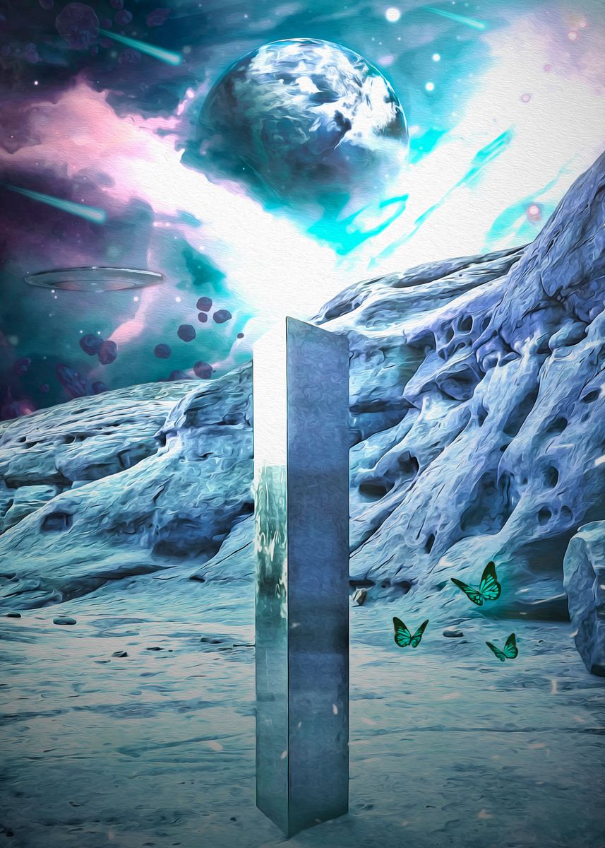 'Alien Monolyth' Poster, picture, metal print, paint by Alyx Will ...