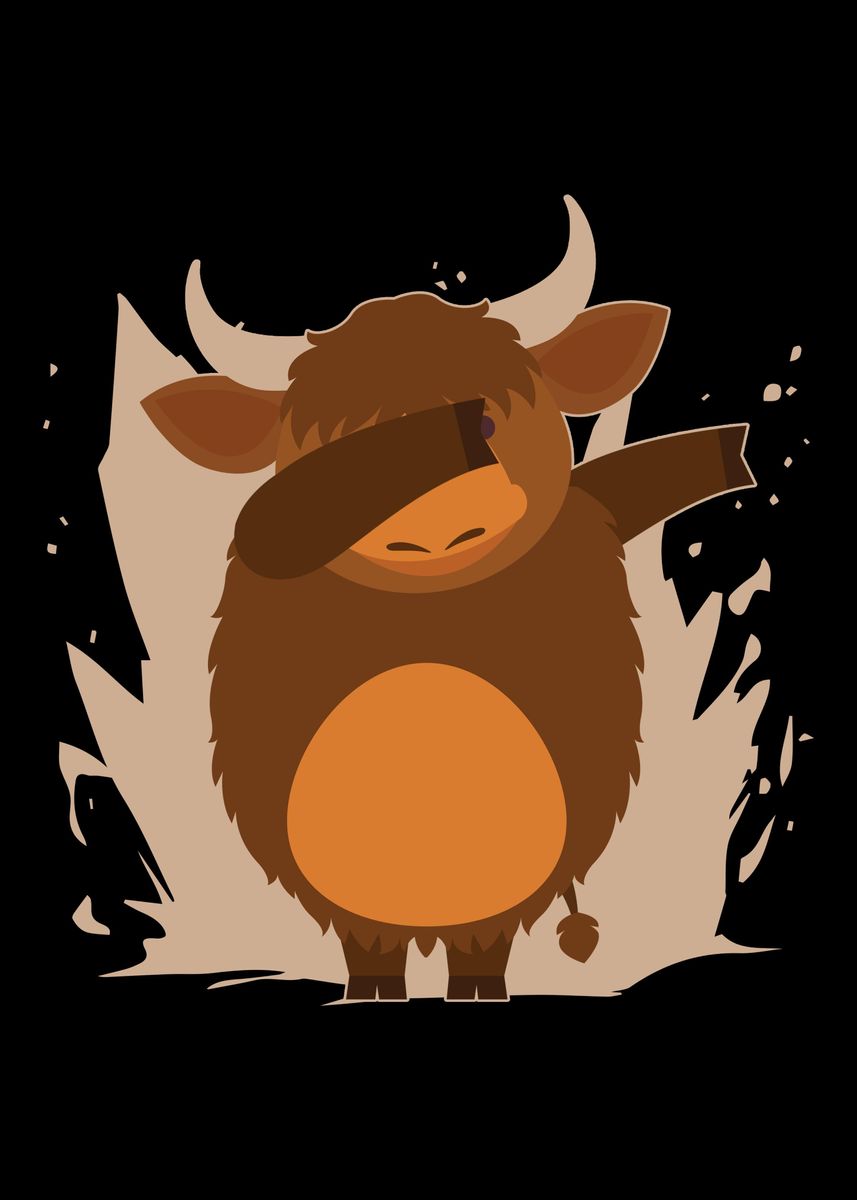 'Bison American Bison' Poster, picture, metal print, paint by ...