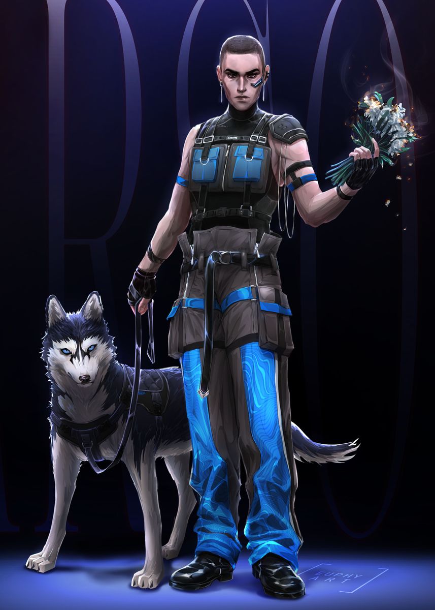 'Arson' Poster, picture, metal print, paint by Euphy Art | Displate