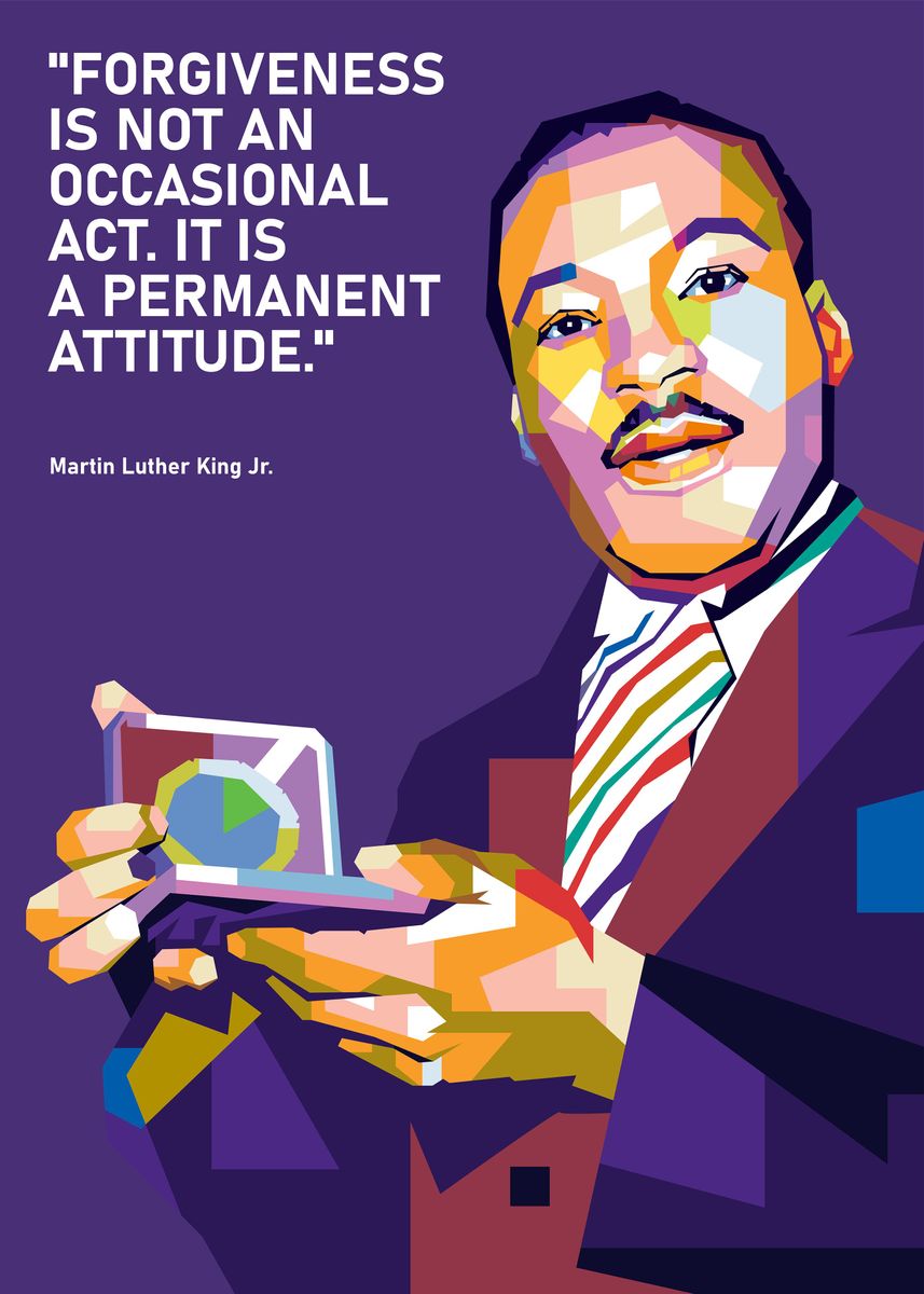 'Martin Luther Quotes' Poster, picture, metal print, paint by Ananda ...