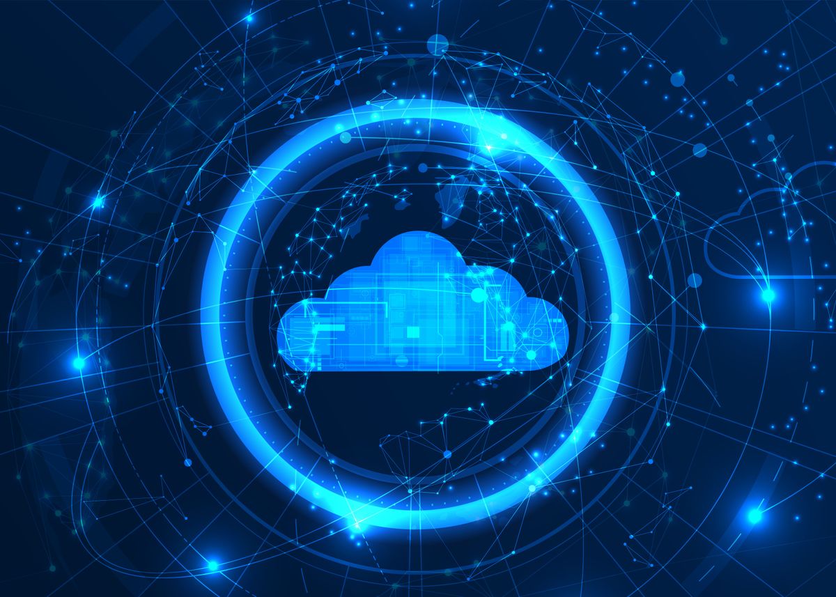 'Cloud technology' Poster by Vs 1489 | Displate