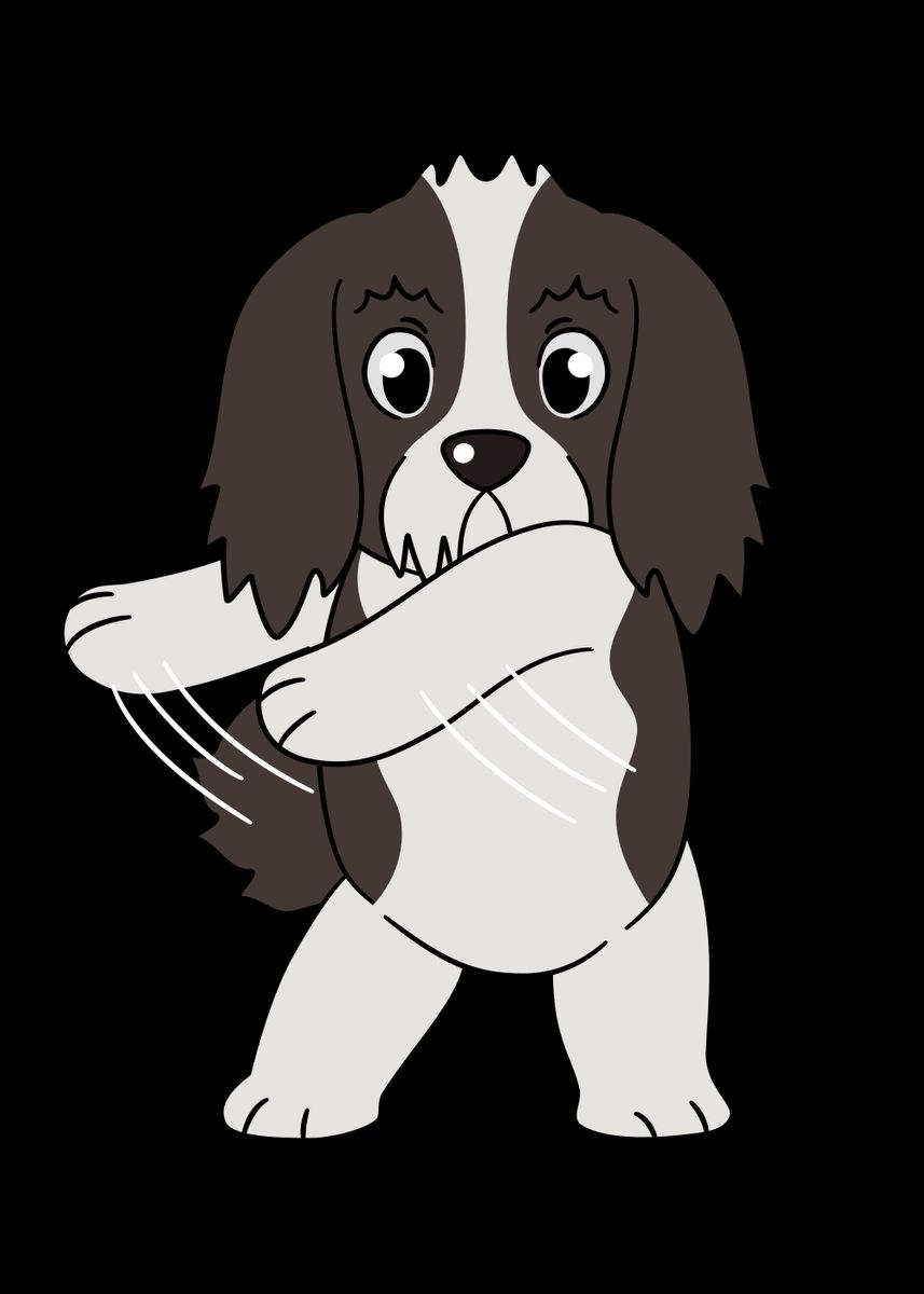 'Havanese Flossing ' Poster, picture, metal print, paint by PetPrints | Displate