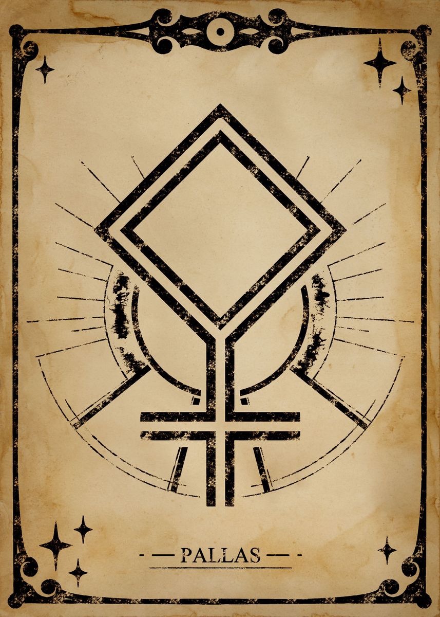 'Pallas' Poster by Gabriel Medeiros | Displate