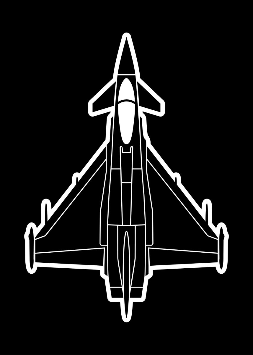 'Eurofighter Typhoon' Poster, picture, metal print, paint by Shane ...