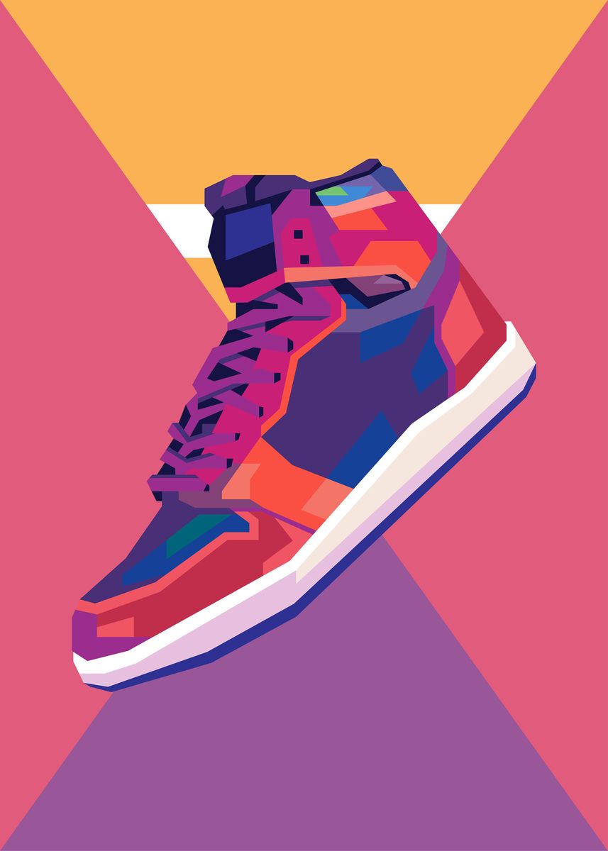 'Shoes Illustration' Poster, picture, metal print, paint by Indra ...