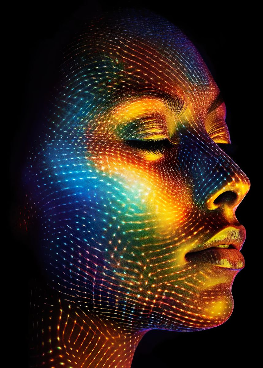 'Fashion Woman Face' Poster by PrintYourDigitals | Displate