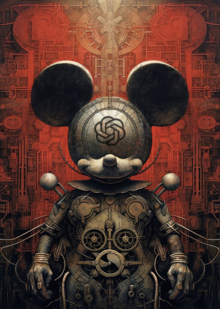 'Strange Mouse Machine 2' Poster, picture, metal print, paint by ...