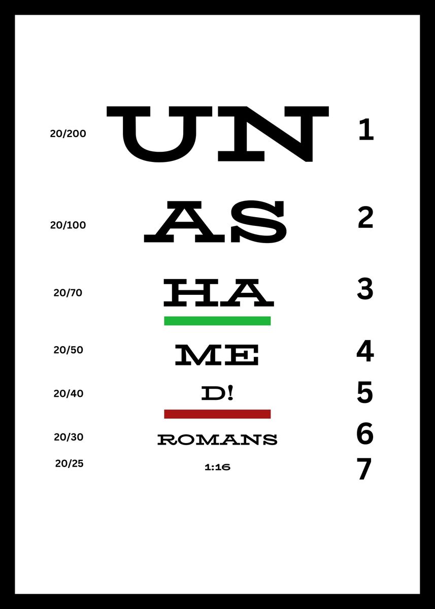 'Unashamed Eye Exam' Poster, picture, metal print, paint by Ronny Sendo ...