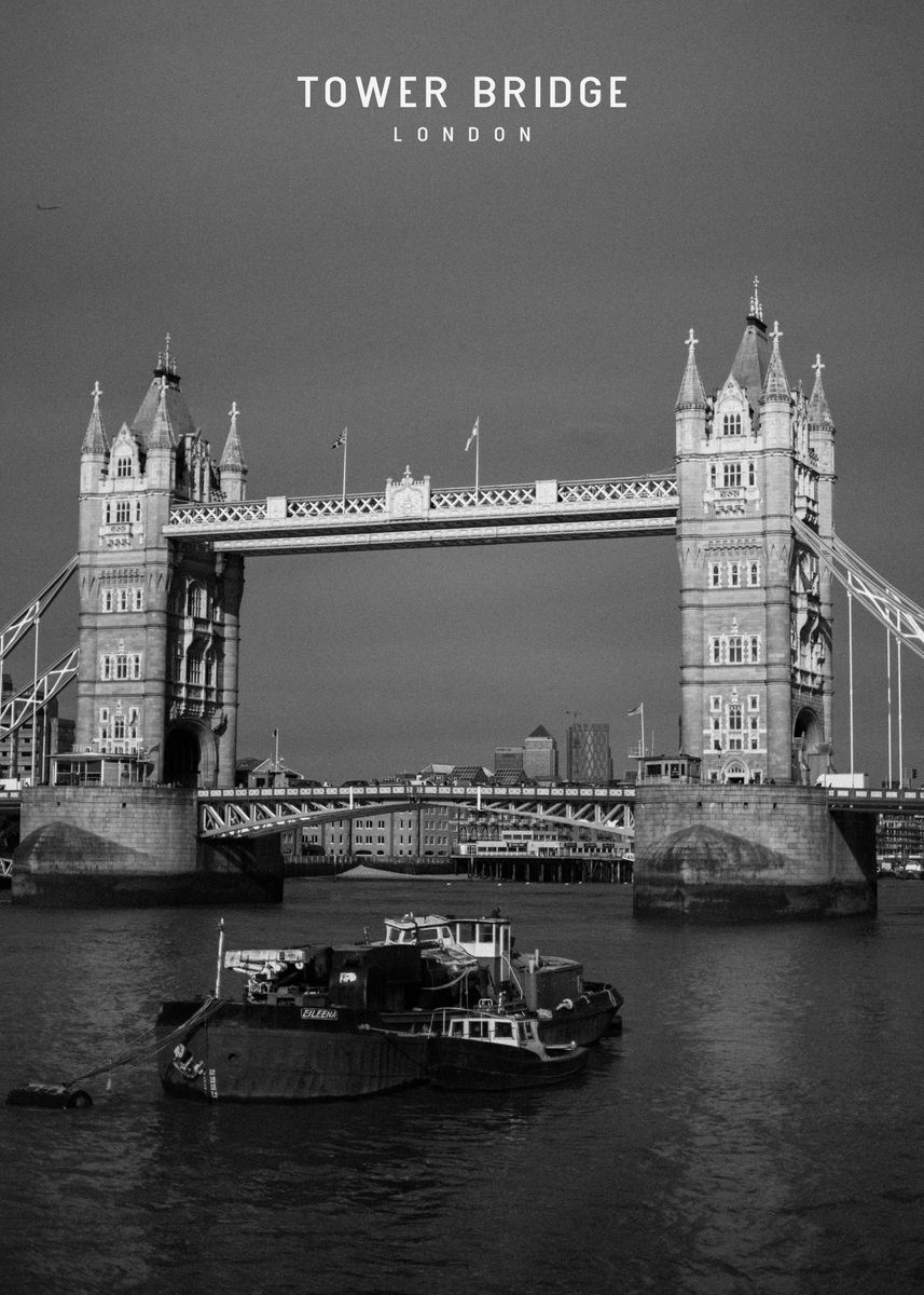 'Tower Bridge ' Poster, picture, metal print, paint by Travel Addict ...