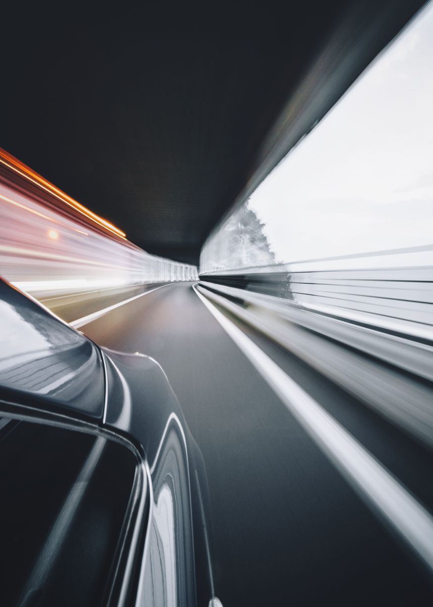 'Car Fly Vision' Poster, picture, metal print, paint by Sam Brady ...