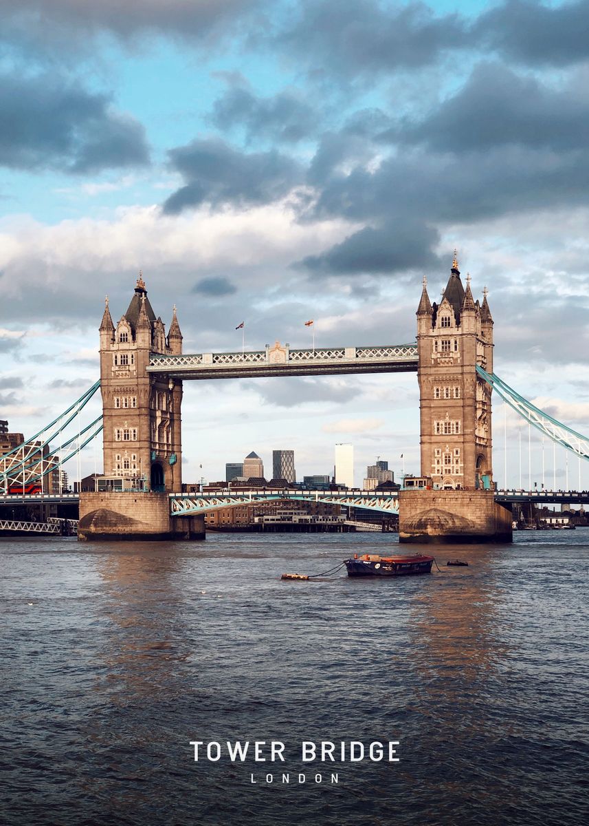 'Tower Bridge ' Poster, picture, metal print, paint by Travel Addict ...