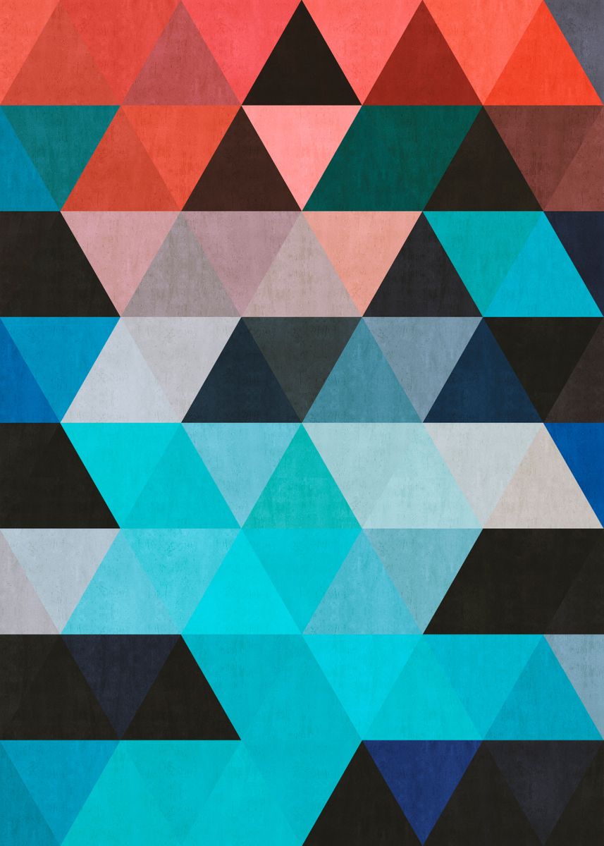 'Geometric art 7' Poster, picture, metal print, paint by Vitor Costa ...