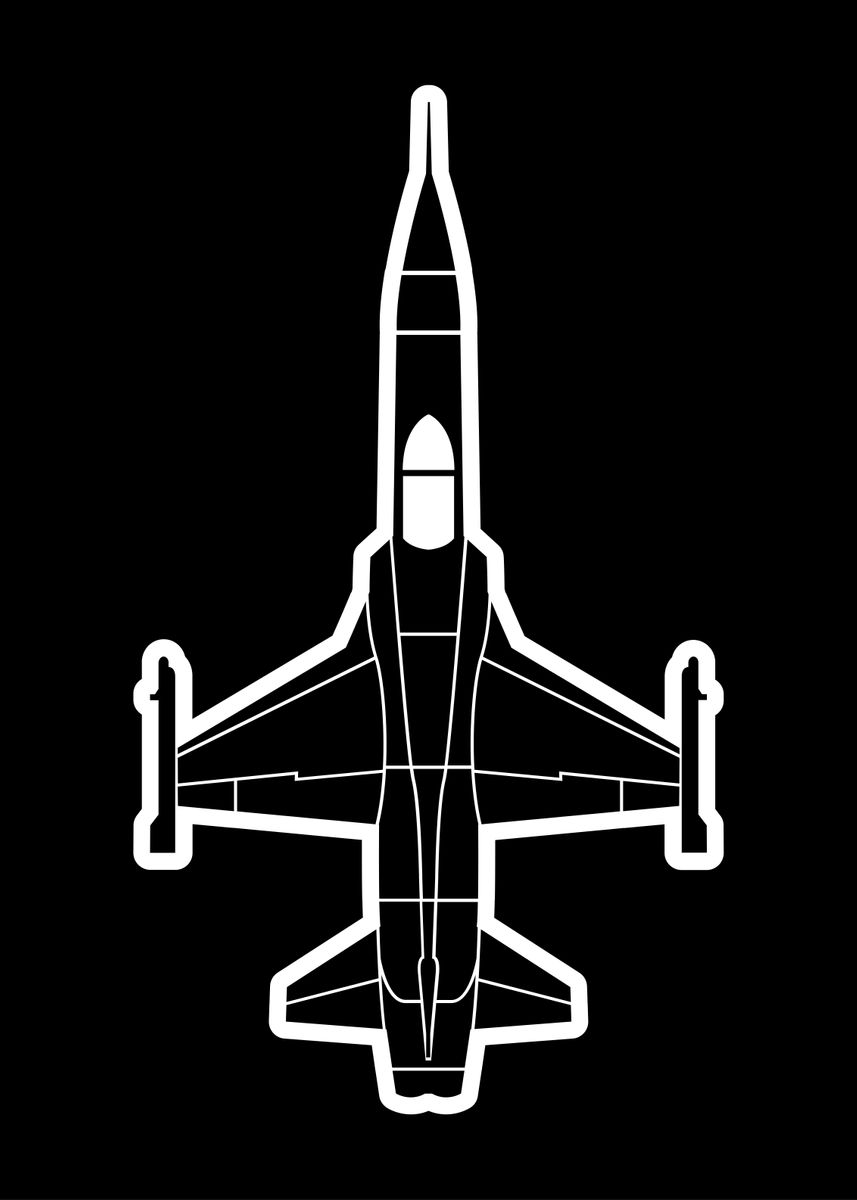 'F5 Talon' Poster, picture, metal print, paint by Shane Dresser | Displate