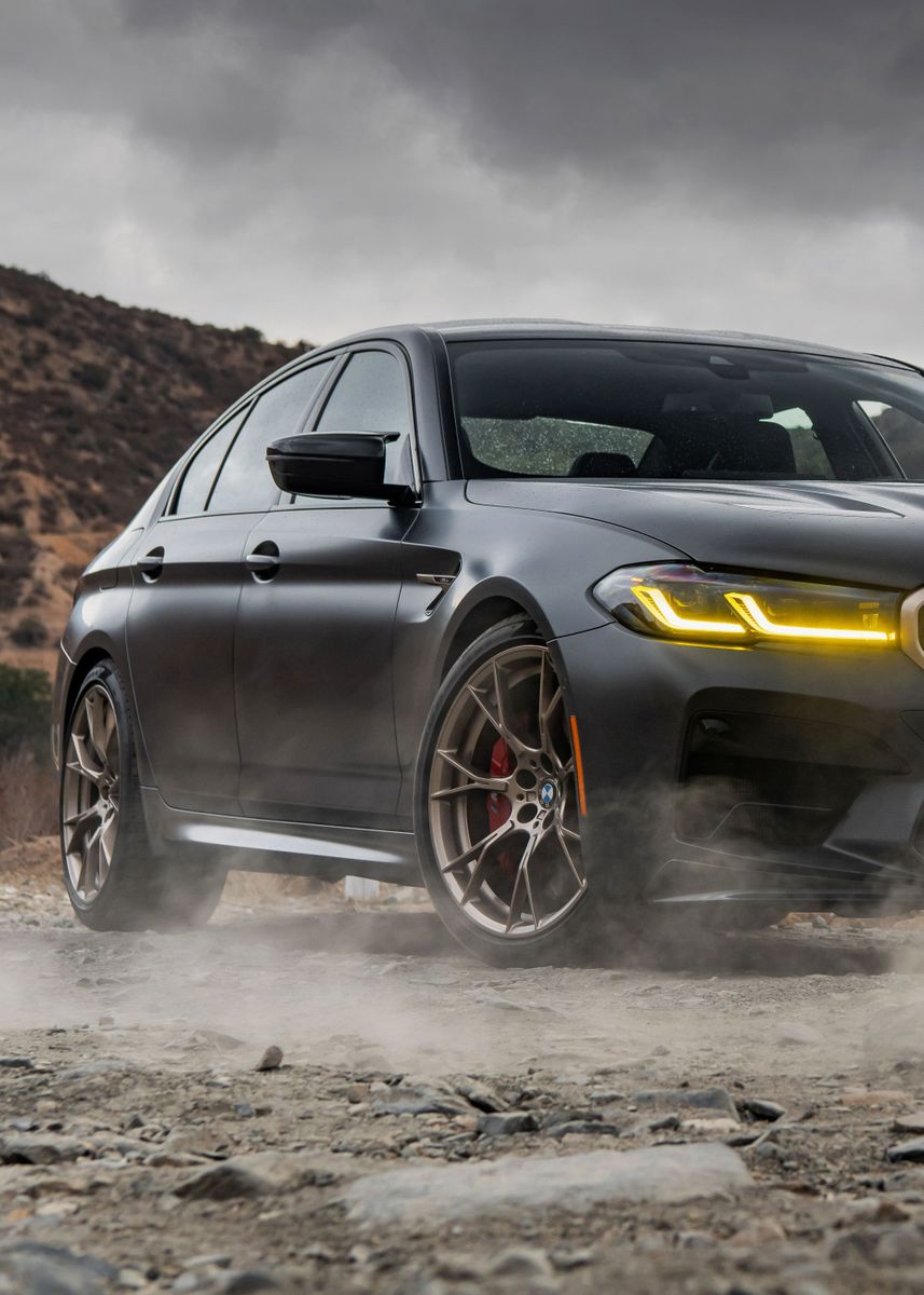 'BMW M5' Poster, picture, metal print, paint by Racing cars | Displate