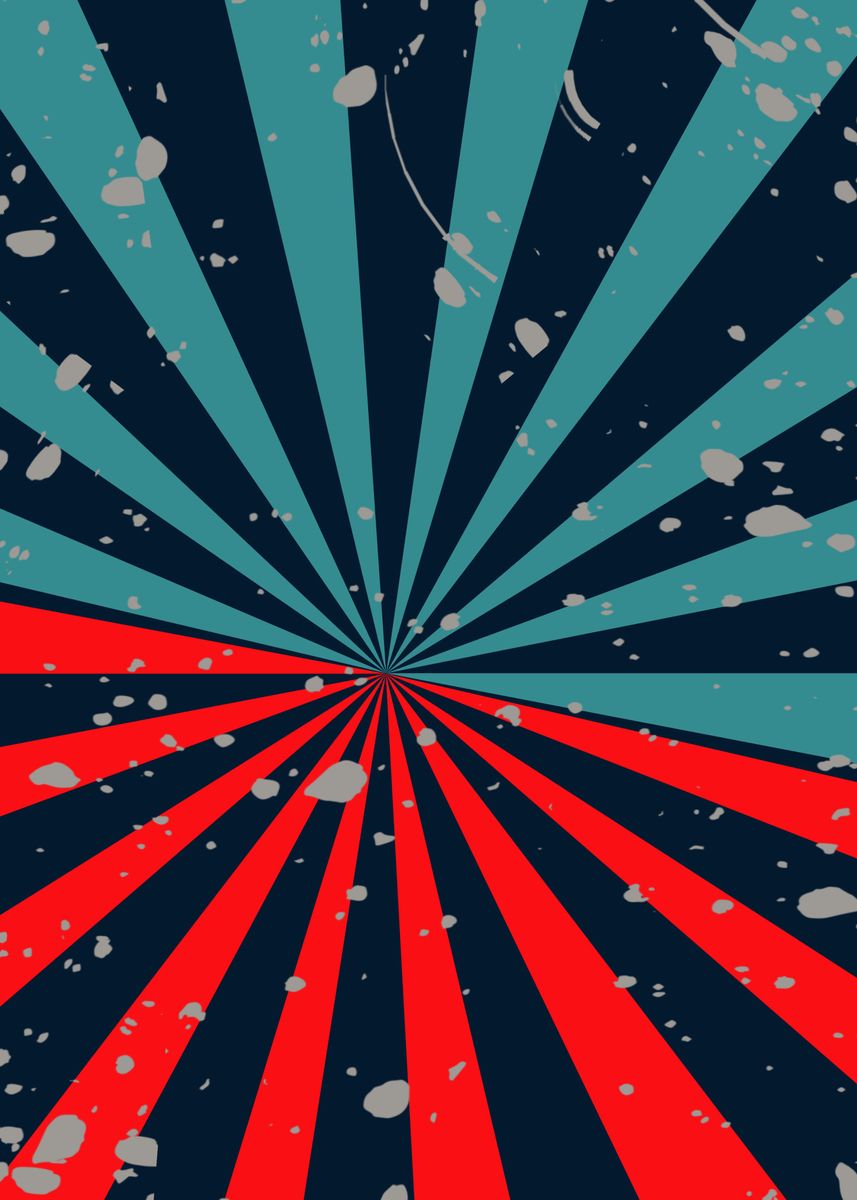 'Retro Stripes Background ' Poster, picture, metal print, paint by ...