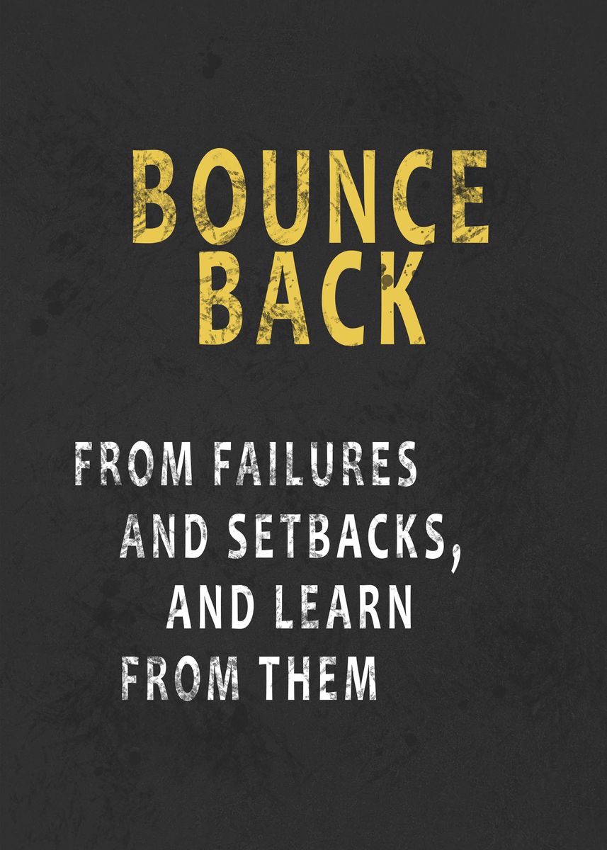 'Bounce Back' Poster, picture, metal print, paint by AshnoAlice | Displate