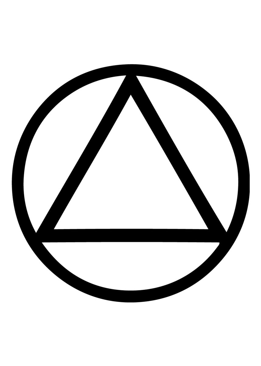 'Alcoholics Anonymous' Poster, picture, metal print, paint by ...