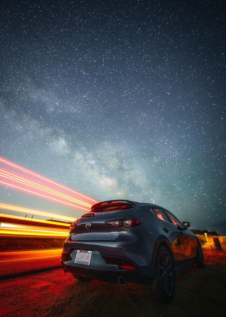 'Mazda' Poster, picture, metal print, paint by Indi Creator | Displate