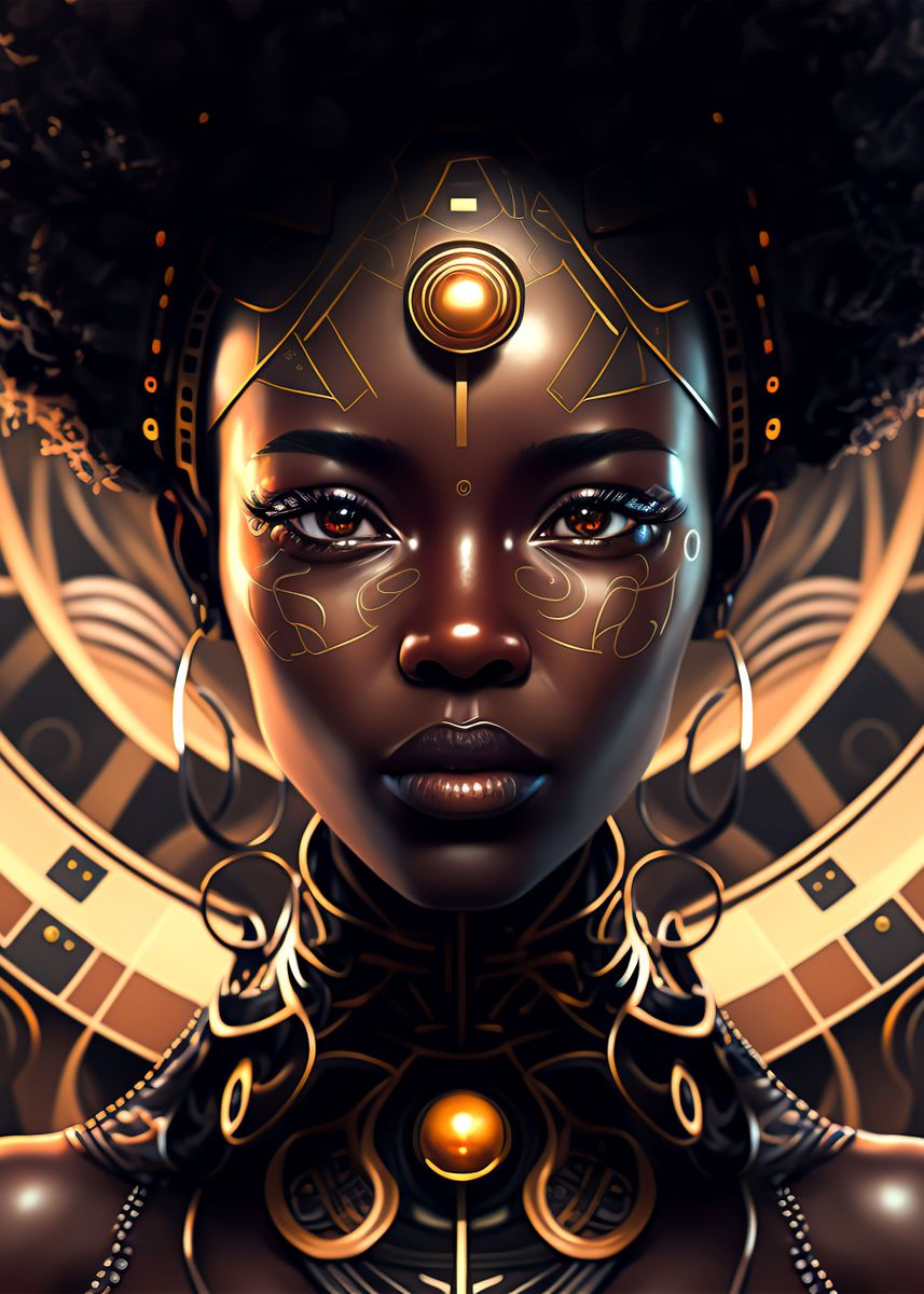 'African woman' Poster by DorthyToy | Displate
