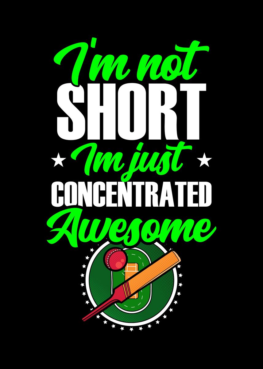 'I am just concentrated awe' Poster, picture, metal print, paint by ...