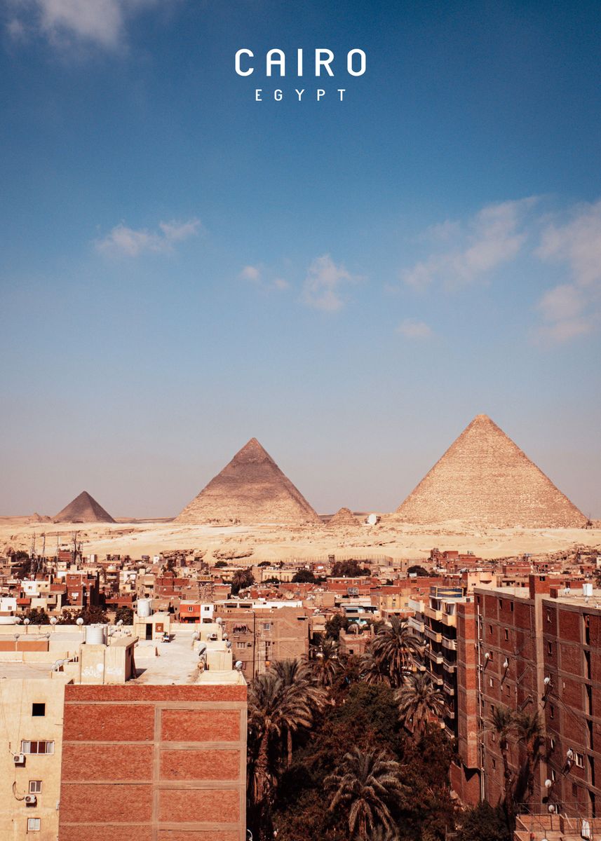 'Cairo ' Poster, picture, metal print, paint by Explore Universe | Displate