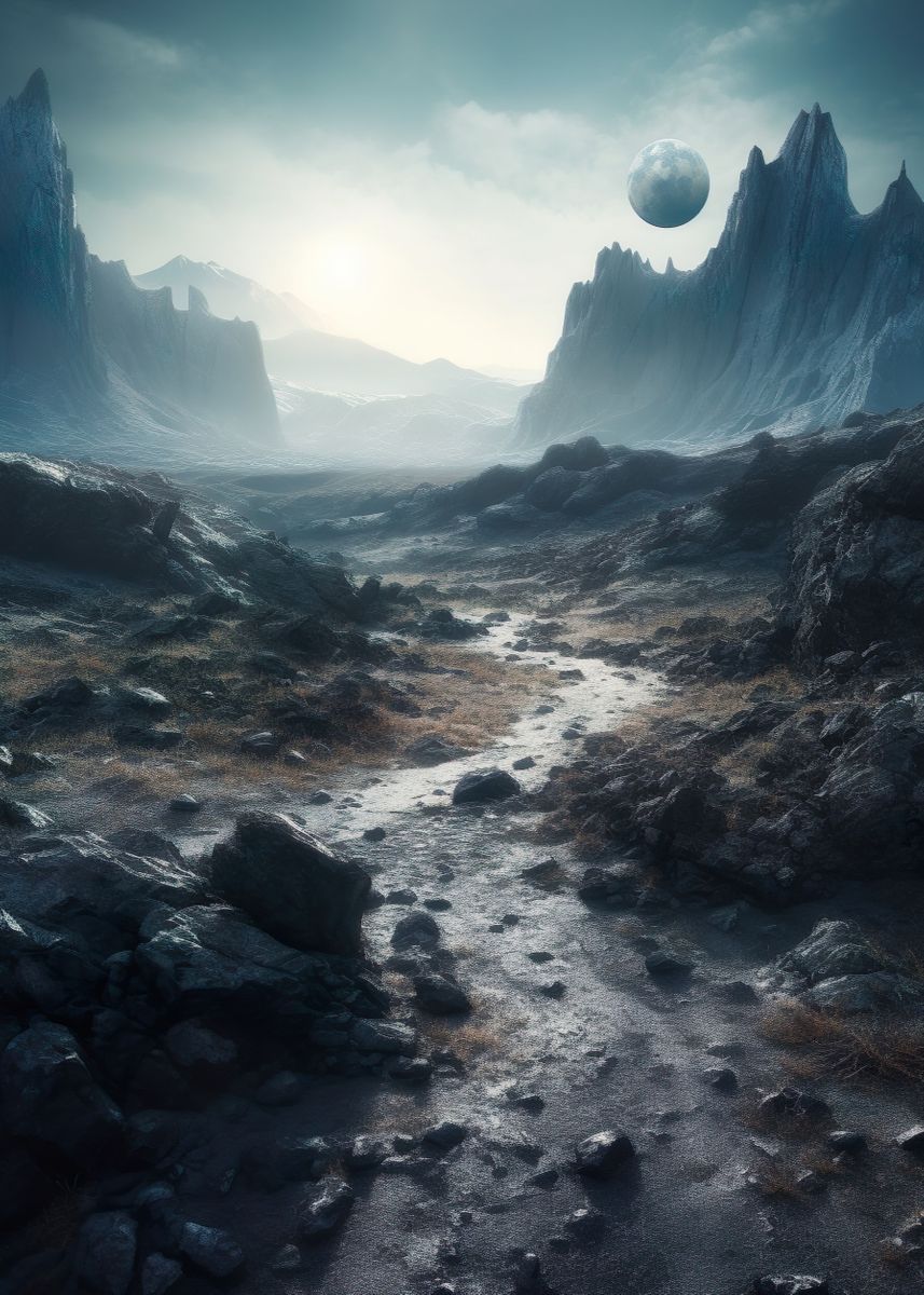 'The Strange Sphere' Poster, picture, metal print, paint by Core | Displate