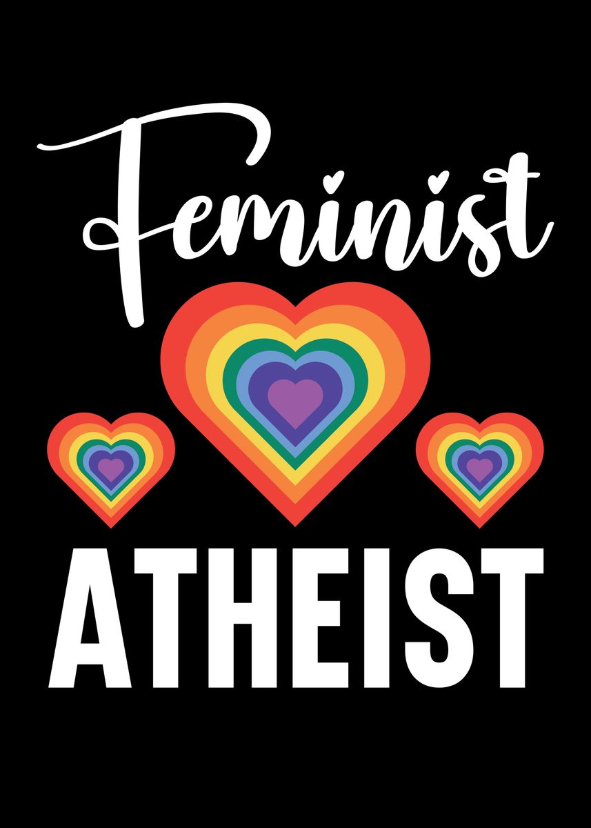 'Atheism AntiReligion' Poster, picture, metal print, paint by NAO ...