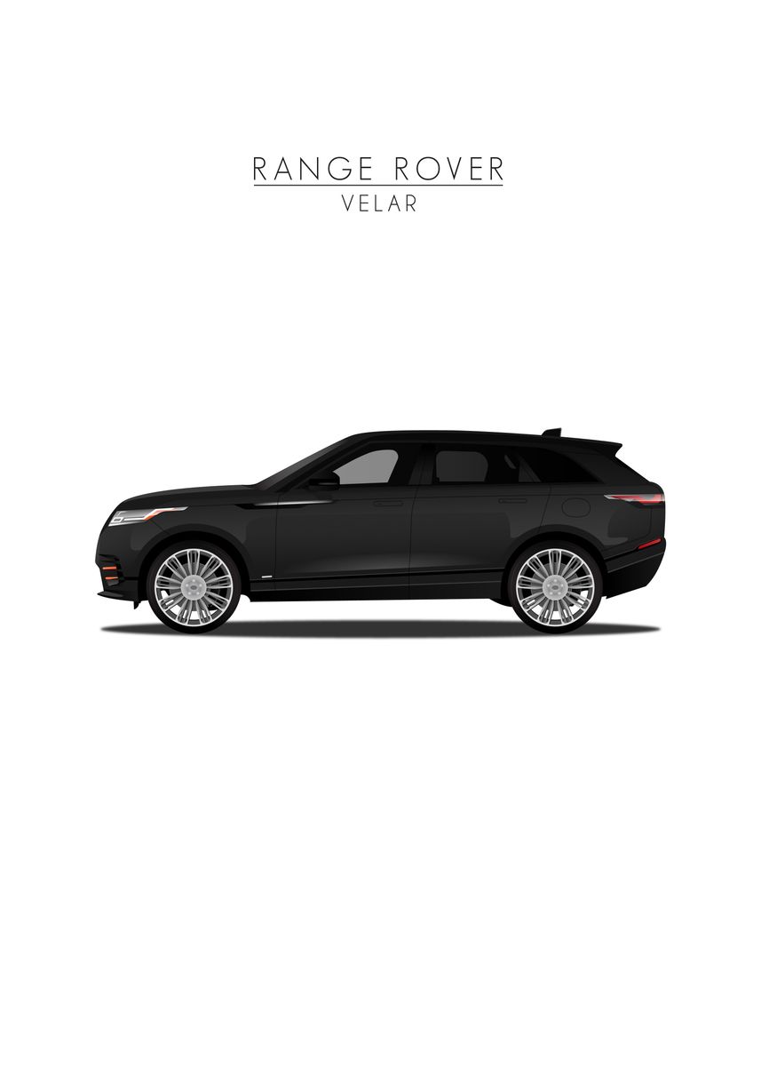 'Range Rover Velar' Poster, picture, metal print, paint by Ahmad Nur ...