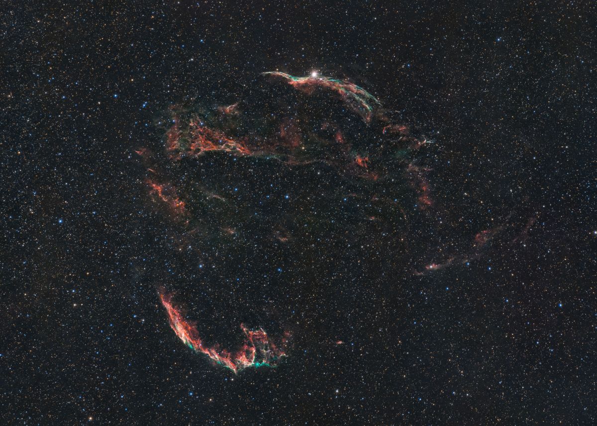 'Cygnus Loop Nebula' Poster by Neven Krčmarek | Displate