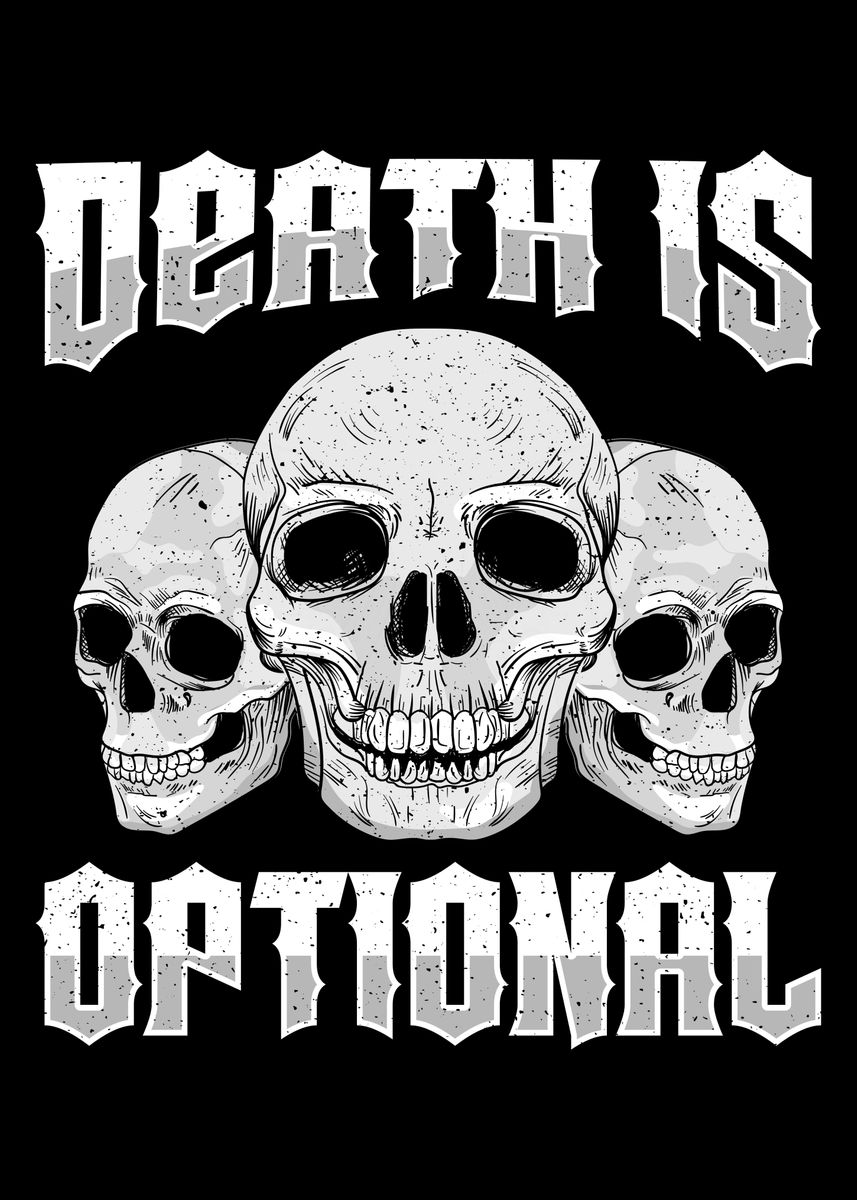 'Necromancy Death Is' Poster, picture, metal print, paint by Michael ...