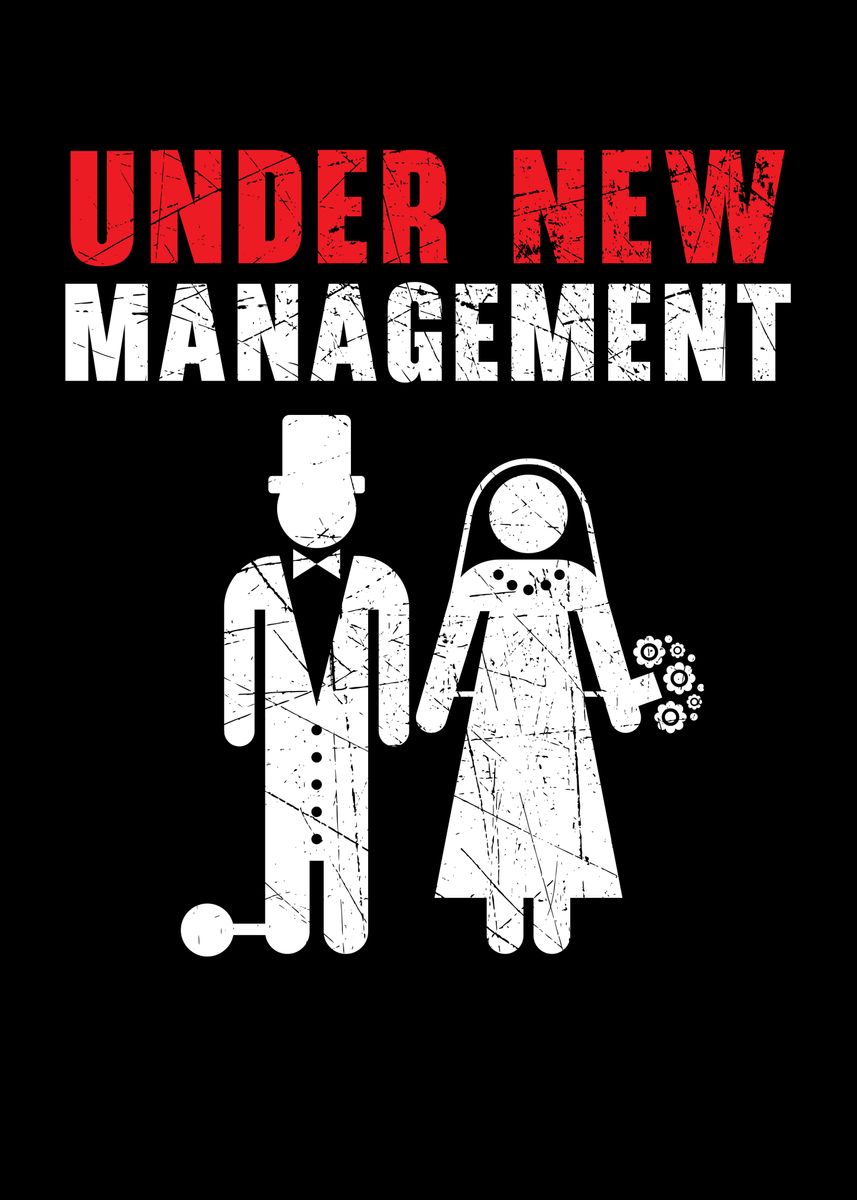 'Bride And Groom Wedding' Poster, picture, metal print, paint by NAO ...