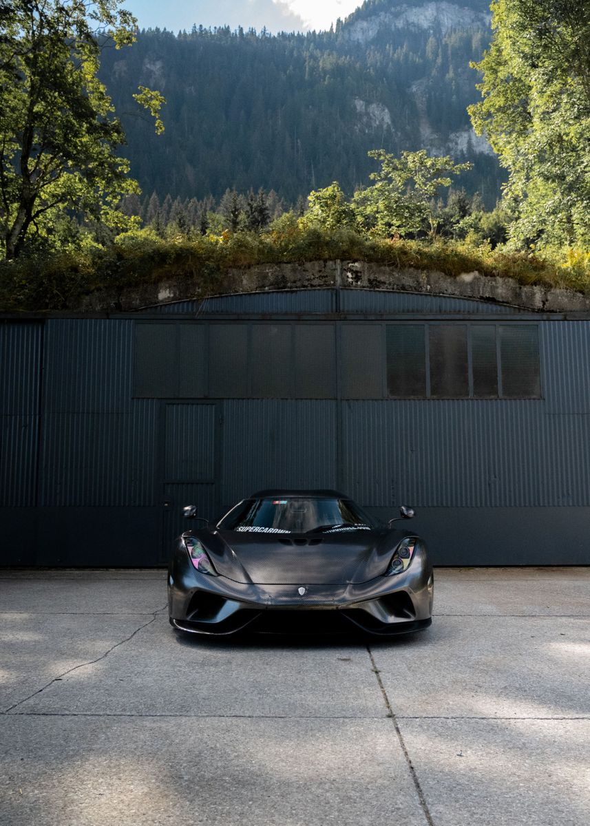 'Koegnigsegg Regera' Poster, picture, metal print, paint by Indi ...