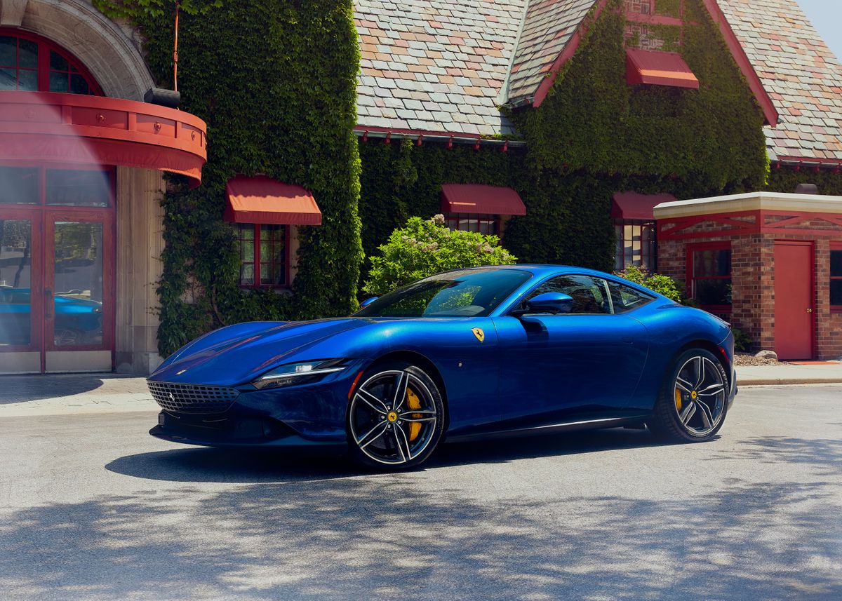 'Ferrari roma' Poster by El Object | Displate