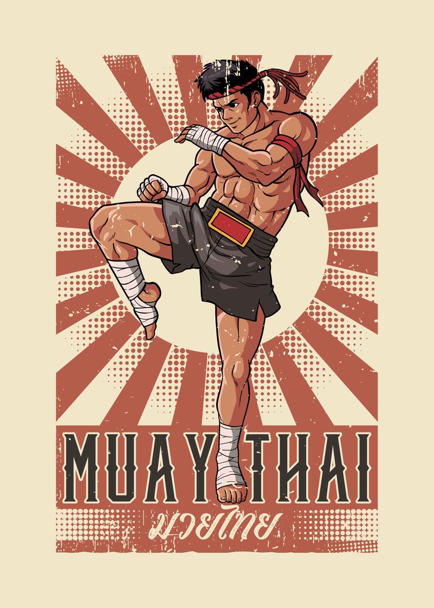 'Muay Thai' Poster by PxL | Displate