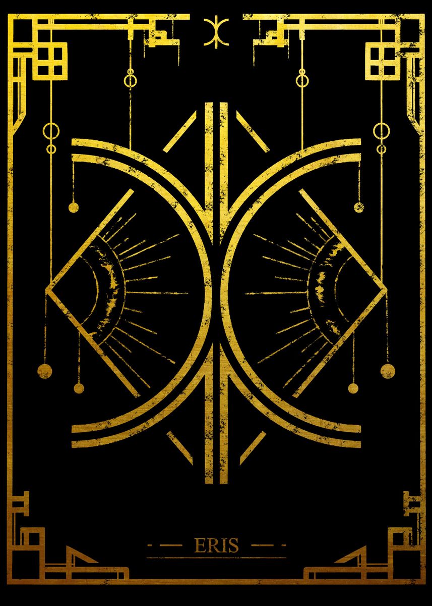 'Eris' Poster, picture, metal print, paint by Geometrical Helianthus ...