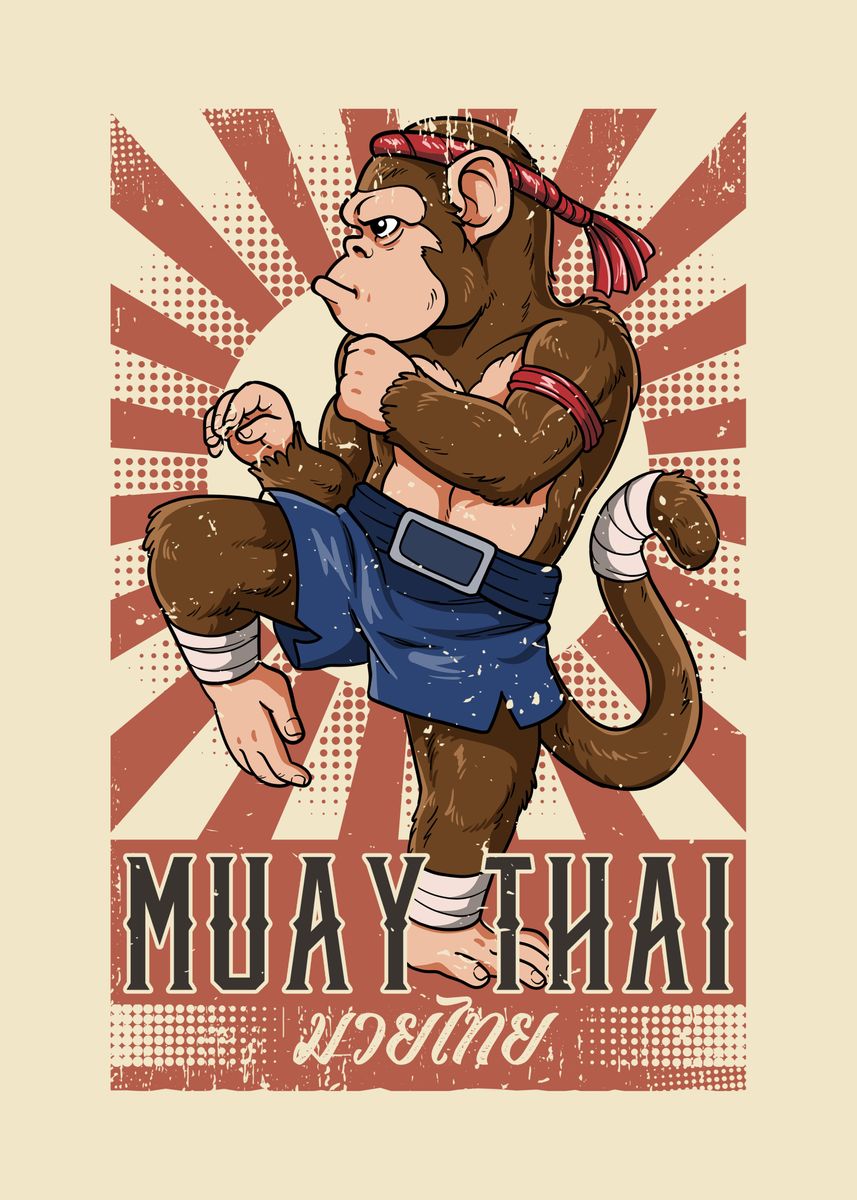 'Muay Thai' Poster by PxL | Displate