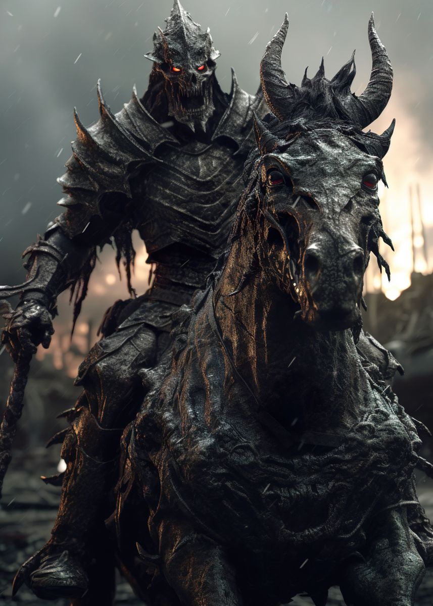 'Monster Knight' Poster, picture, metal print, paint by JLD Designs ...