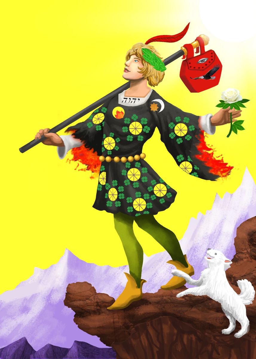 'The Fool' Poster, picture, metal print, paint by Stefan Emunds | Displate