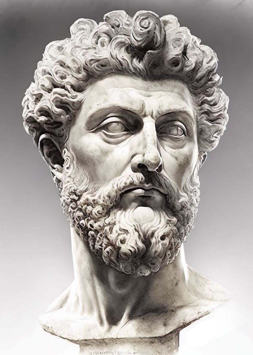 'Roman Emperor Marcus' Poster, picture, metal print, paint by Rosh and ...