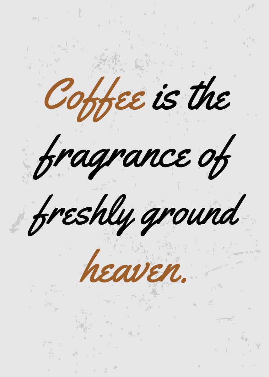 'Fresh Coffee' Poster, picture, metal print, paint by John Pearce ...
