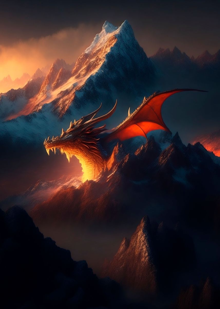 'Fantasy World' Poster, picture, metal print, paint by ColorMe Creative ...