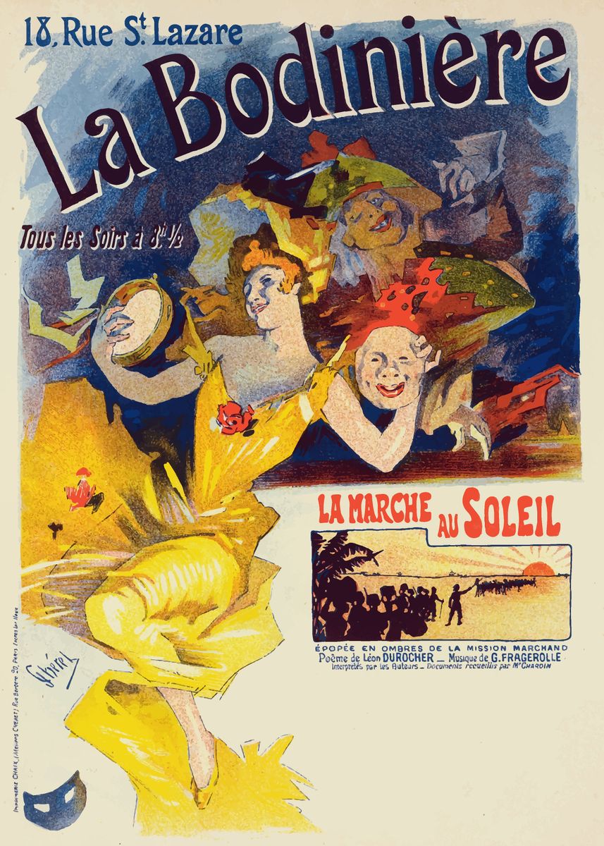 'Jules Cheret' Poster by ArtGallery | Displate