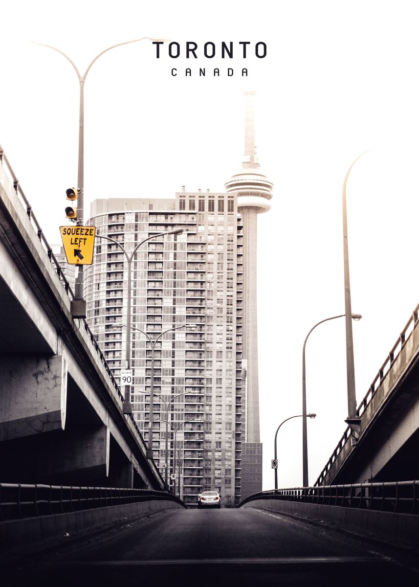 'Toronto ' Poster, picture, metal print, paint by Travel Addict | Displate
