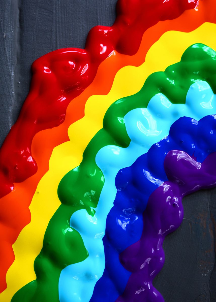 'Rainbow ' Poster, picture, metal print, paint by Explore Universe ...