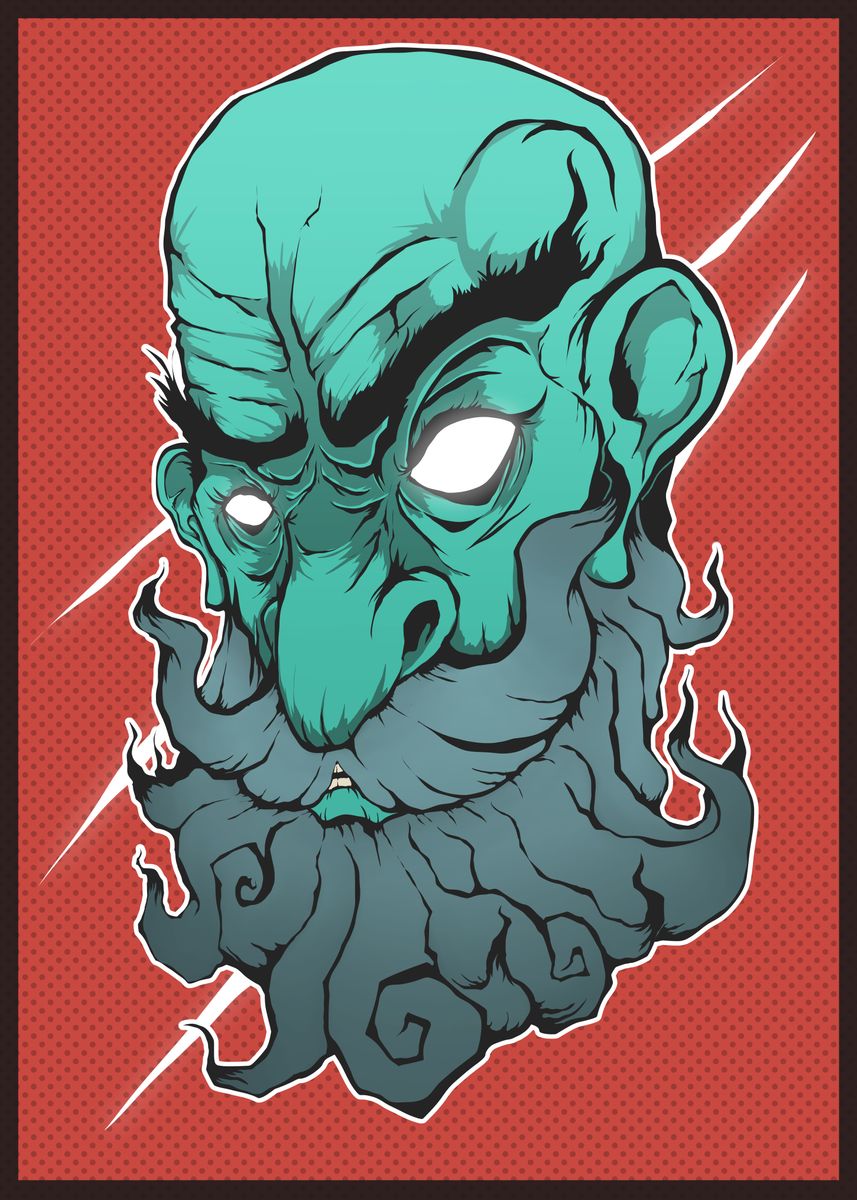 'SCRATCH' Poster, picture, metal print, paint by Restuario | Displate