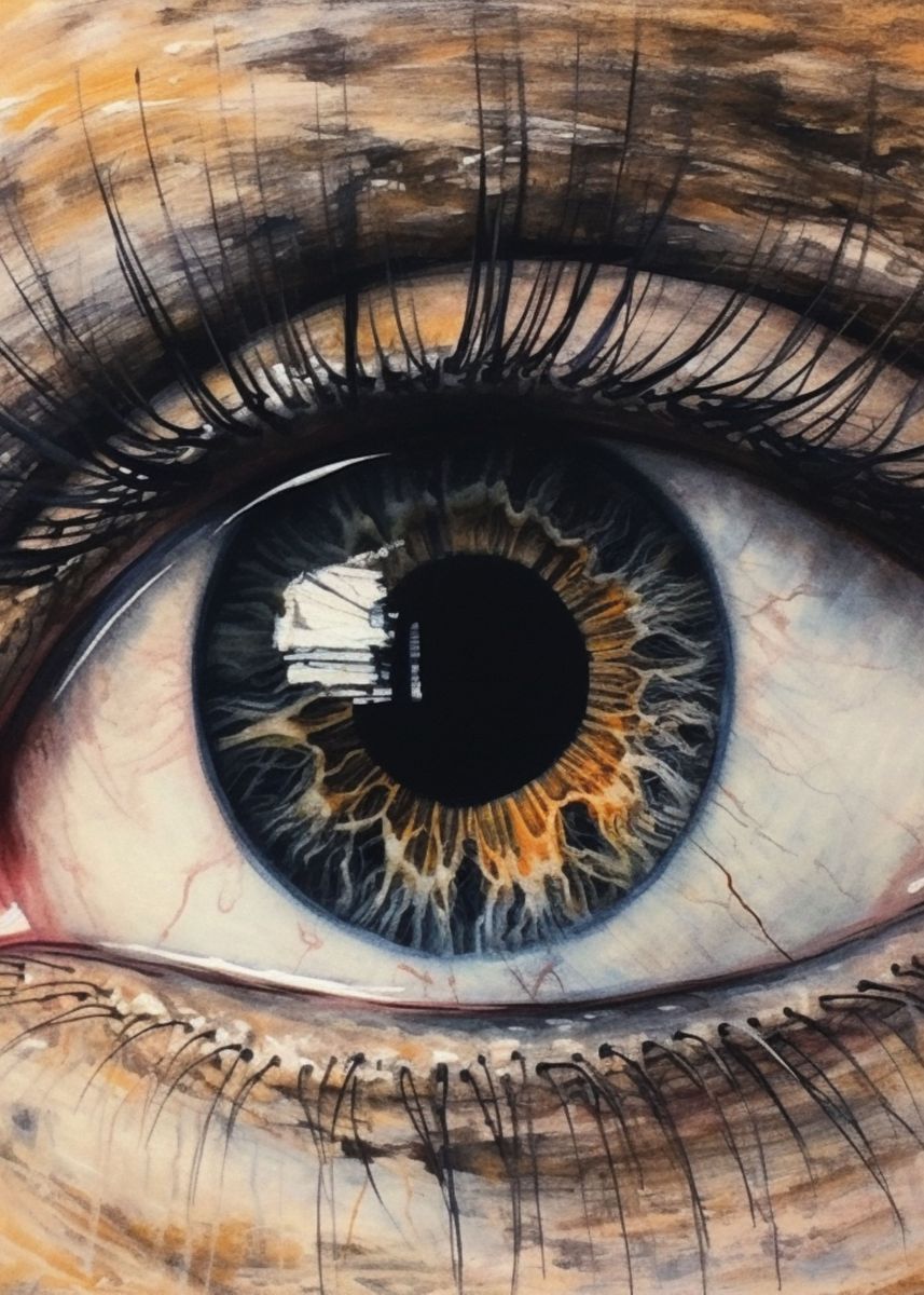 'Eye of Divine' Poster by Zac Hammond | Displate