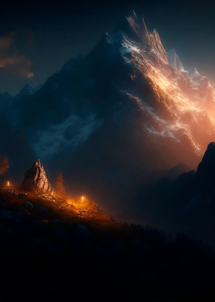 'Fantasy World' Poster, picture, metal print, paint by ColorMe Creative ...