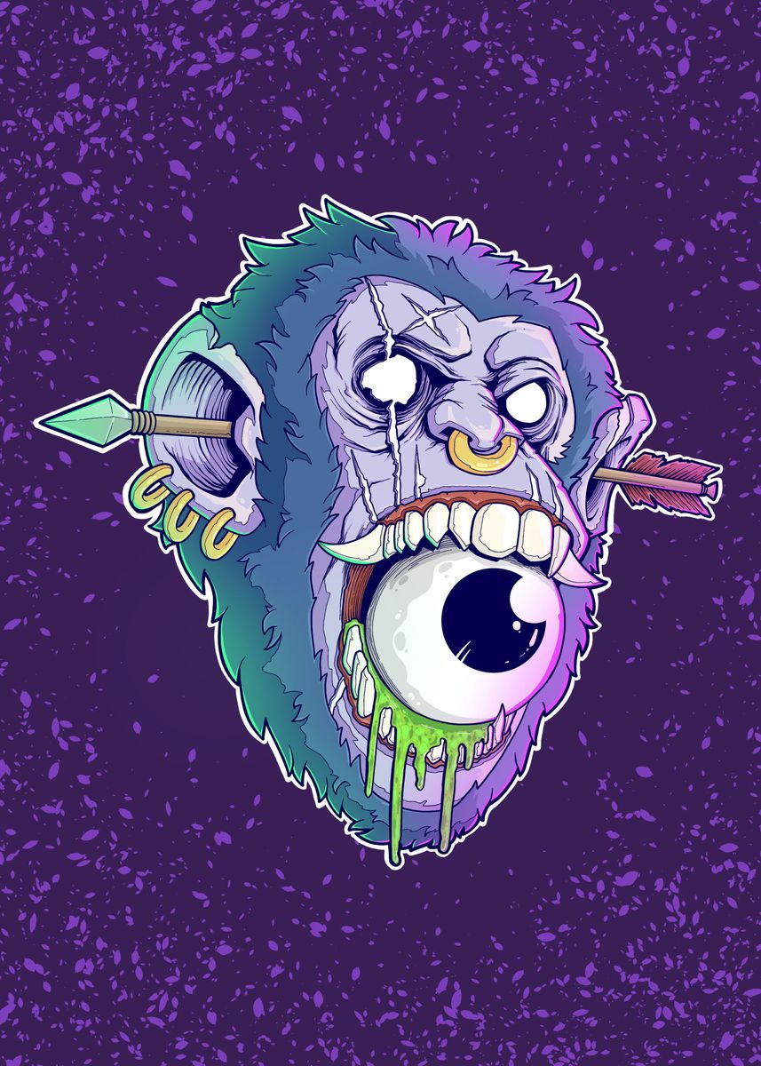 'SHOUT OUT' Poster, picture, metal print, paint by Mohammad Toha | Displate